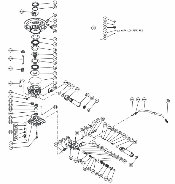 Coleman Powermate Pressure Washer Model PW0902200 Replacement parts ...