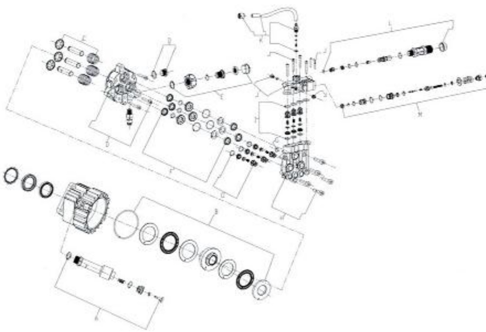 Coleman Powermate Pressure Washer model PW0872400 replacement parts ...