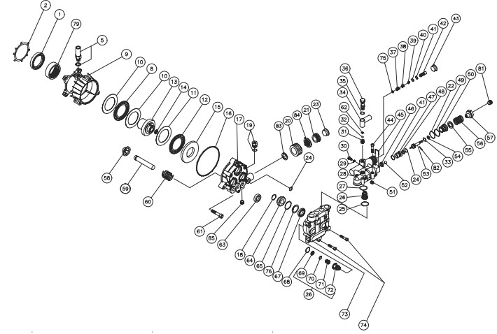 Coleman Powermate Pressure Washer model PW0872650 replacement parts ...