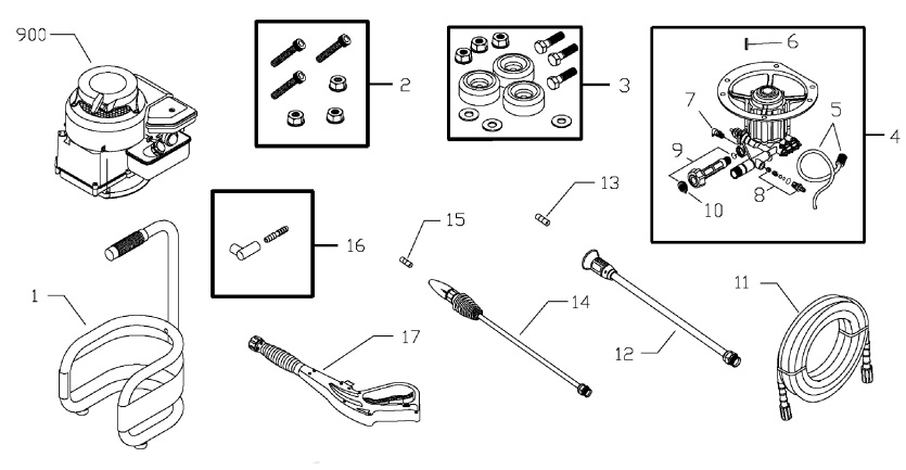 Generac pressure washer model 020214-2 replacement parts, pump ...