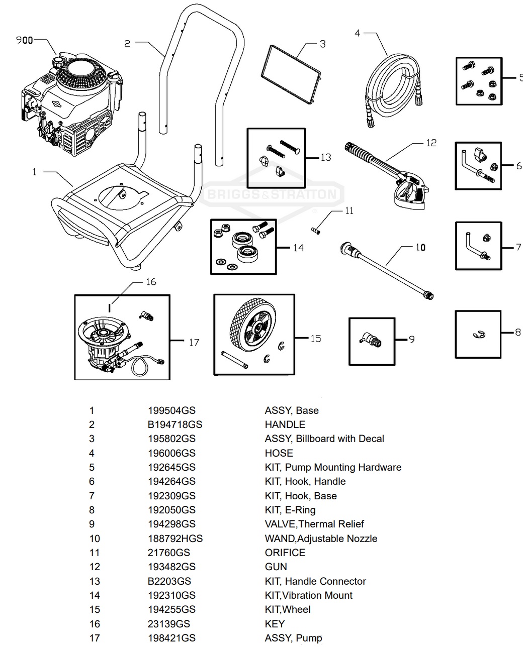 Snapper pressure washer model 020229-0 replacement parts, pump ...