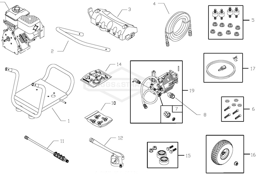 Snapper pressure washer model 020231-0 replacement parts, pump ...