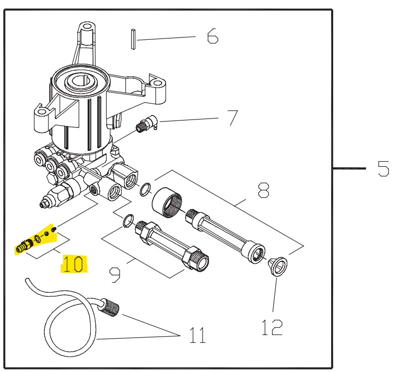 192914GS Chemical Injector Repair Kit