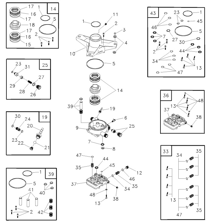GENERAC, B5685A Pump Parts