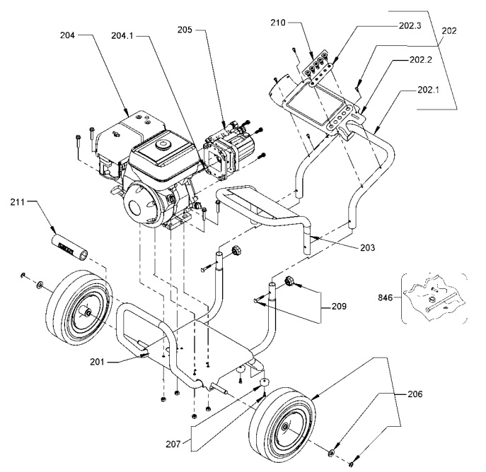 DEWALT DXPW60604 pressure washer parts