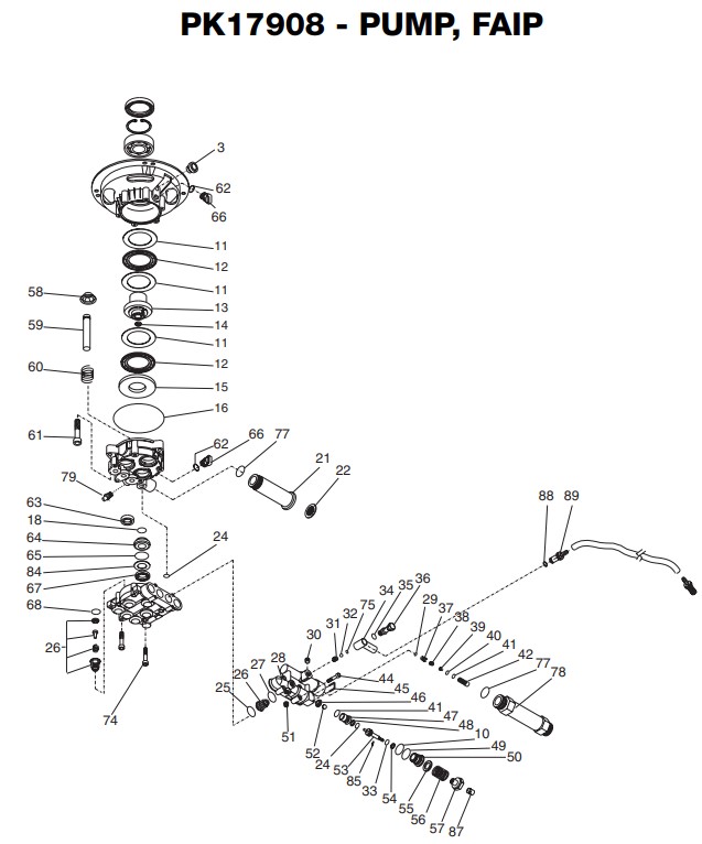 Monsoon / Excell pressure washer MV3600B-1 parts breakdown owners manual