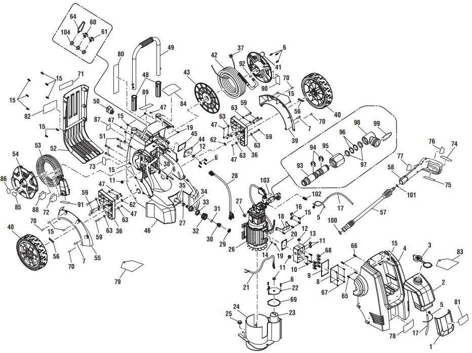 PowerStroke PS171433 Pressure Washer Replacement Parts