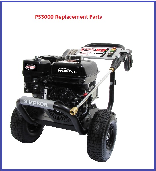 PowerShot PS3000 Simpson Pressure Washer Parts, Breakdown & Owners Manual