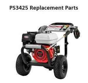 PS3425 Simpson Pressure Washer Parts Page, Breakdown & Owners Manual