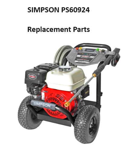 SIMPSON® PS60924 Pressure Washer Parts, Accessories, Breakdown & Owners ...