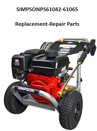 SIMPSON® PS61042-61065 Pressure Washer Parts, Accessories, Breakdown ...